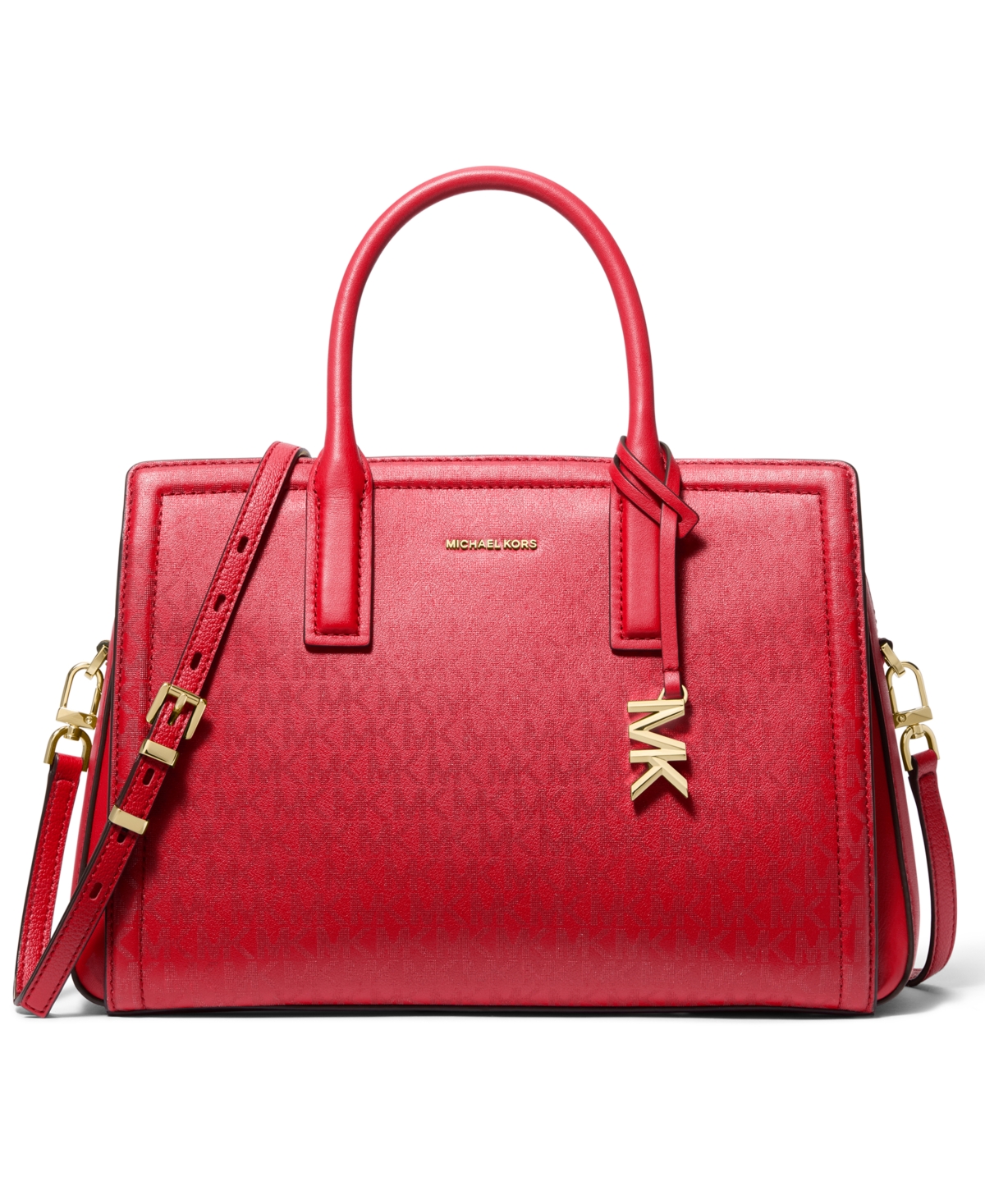 Click here for Michael Michael Kors Laila Small Satchel Bag - Cri... prices