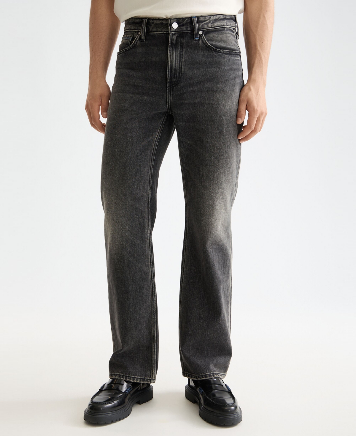 Click here for Scotch & Soda Mens Straight Leg Slim Fit Jeans - C... prices