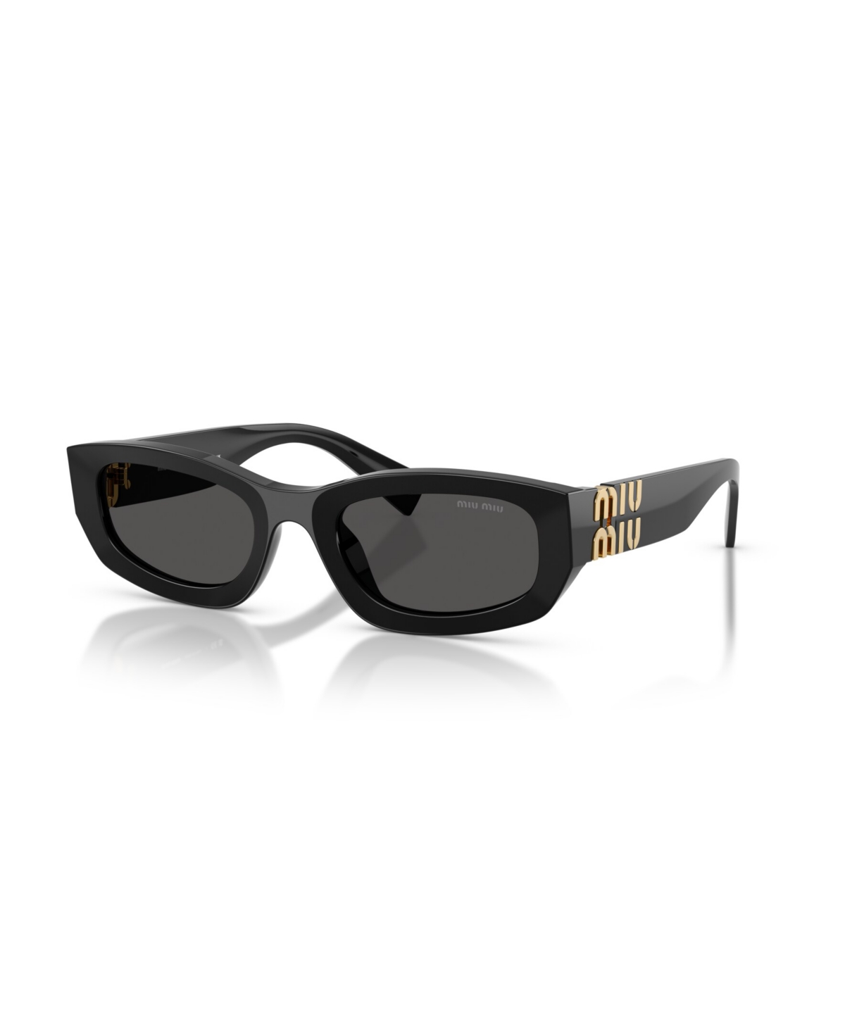 Click here for Miu Miu Womens Geometric Sunglasses  Mu B04S - Bla... prices