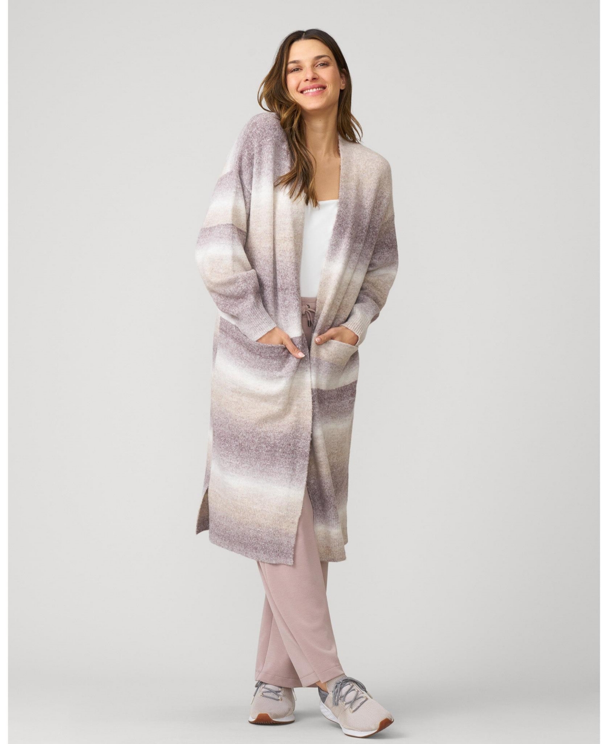 Click here for Cable & Gauge Womens Everyday Luxe Open Cardigan J... prices