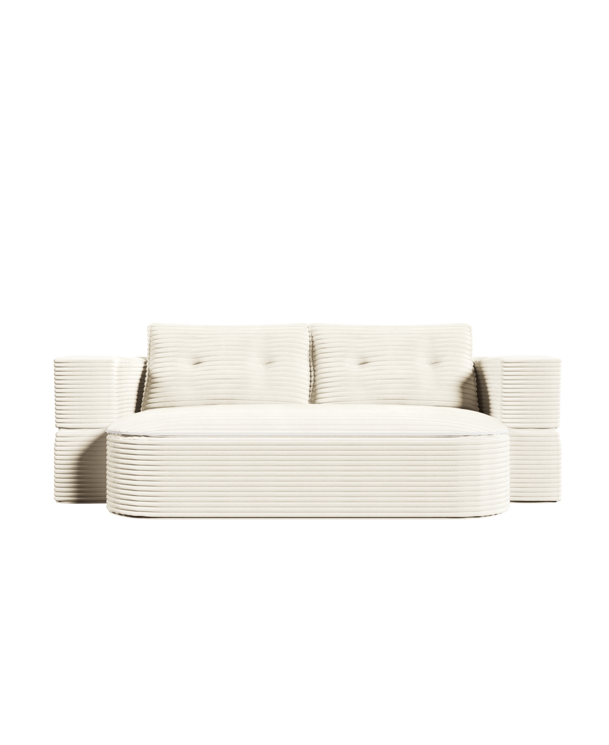 Click here for Jujabu Modern 2-in-1 Foldable Sofa with Functional... prices