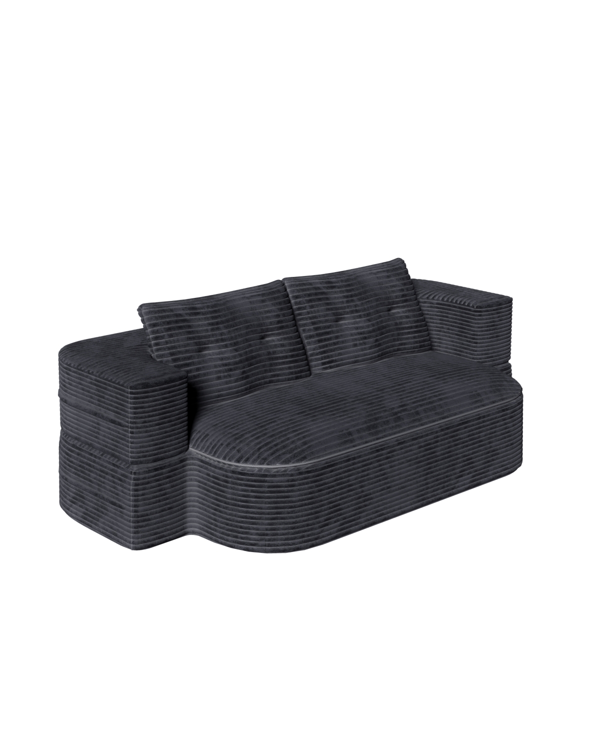 Click here for Jujabu Modern 2-in-1 Foldable Sofa with Functional... prices