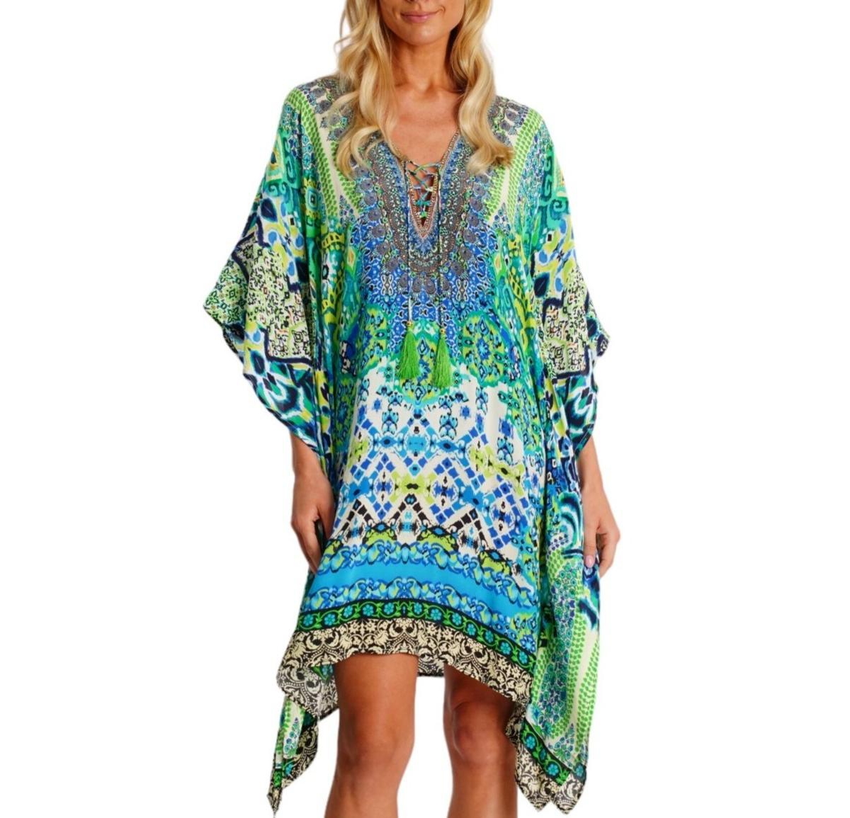 Click here for La Moda Clothing Womens short kaftan prices