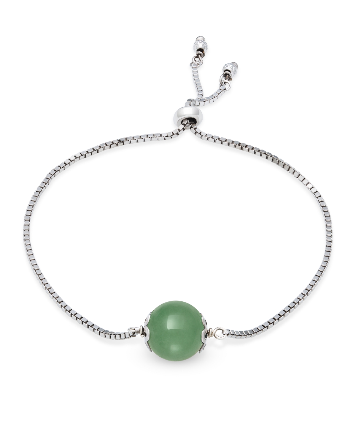 Click here for Macys Jad Bolo Bracelet in Sterling Silver - Jade prices