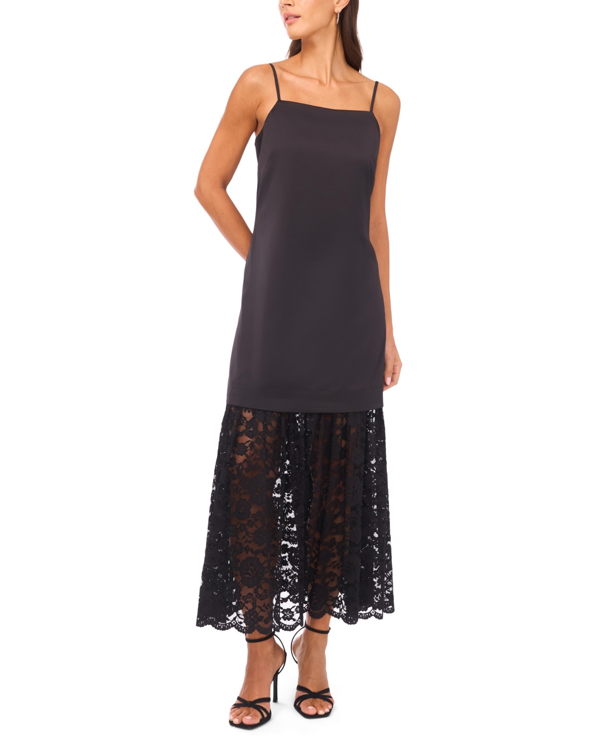 Click here for Vince Camuto Womens Camisole Lace Skirt Sleeveless... prices