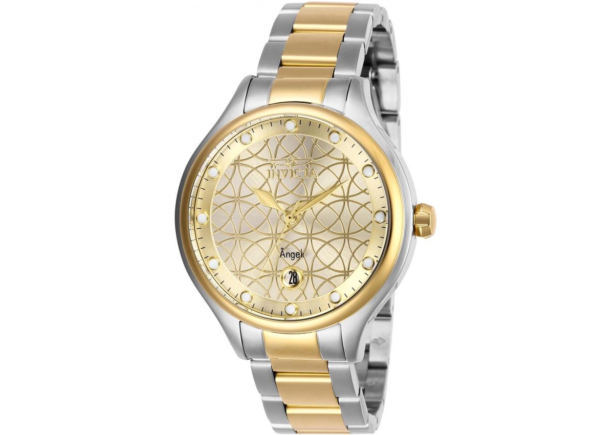 Click here for Invicta Womens 27435 Angel Quartz 3 Hand Gold Dial... prices