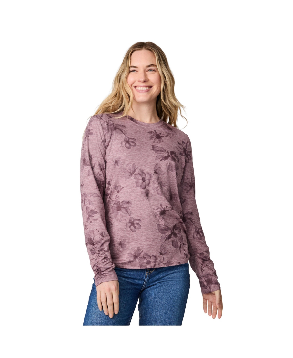 Click here for Free Country Womens Cloud Knit Crew Neck Top - Ver... prices