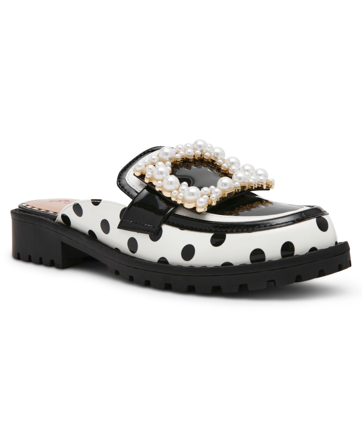 Click here for Betsey Johnson Womens Grayce Embellished Buckle Sl... prices
