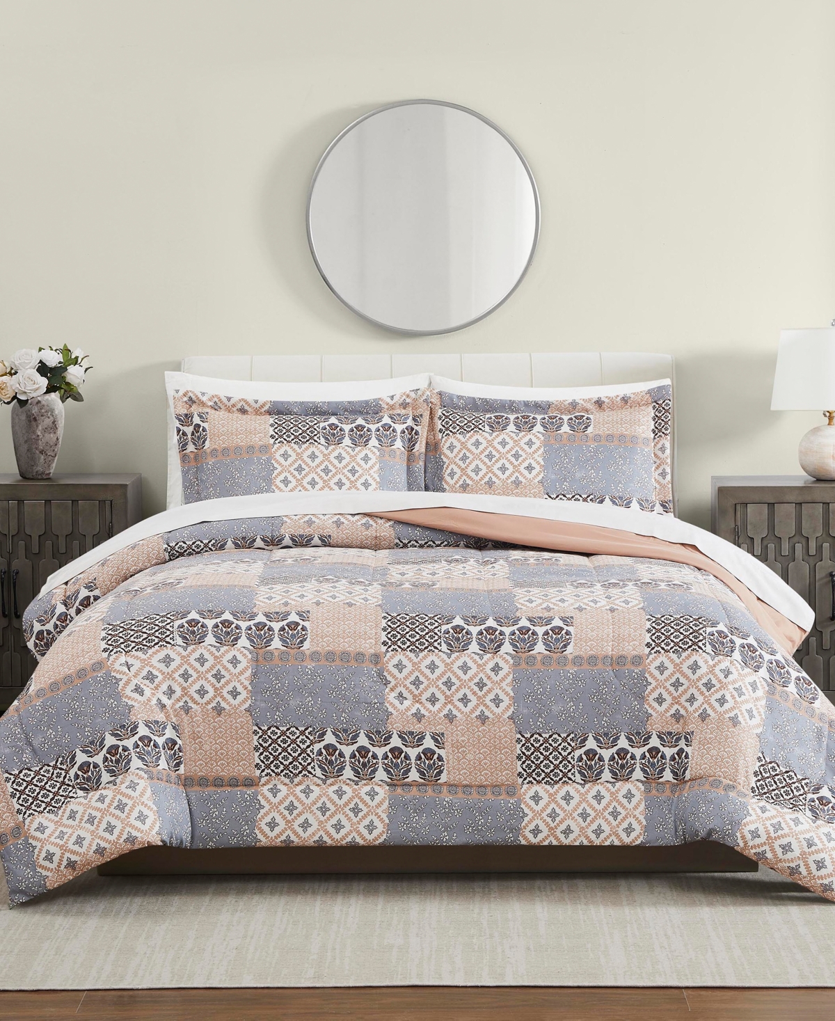 Click here for Pem America Francesca Patchwork 3-Pc. Comforter Se... prices
