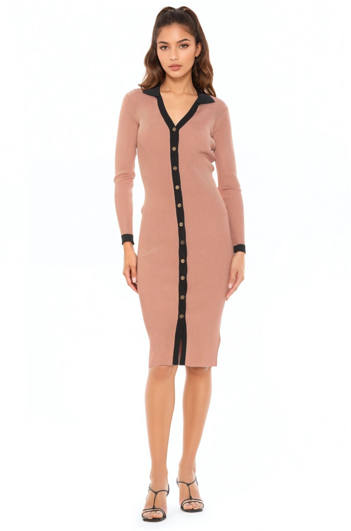 Click here for Alexia Admor Womens Cordelia Dress - Camel prices