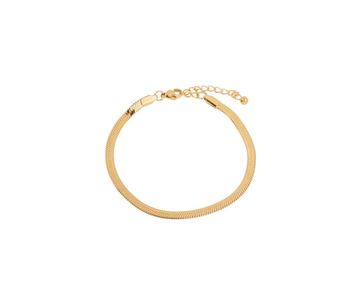 Click here for Herringbone Bracelet - Gold prices