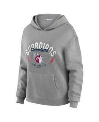 WEAR by Erin Andrews Women's 2-Piece Gray Cleveland Guardians Waffle ...