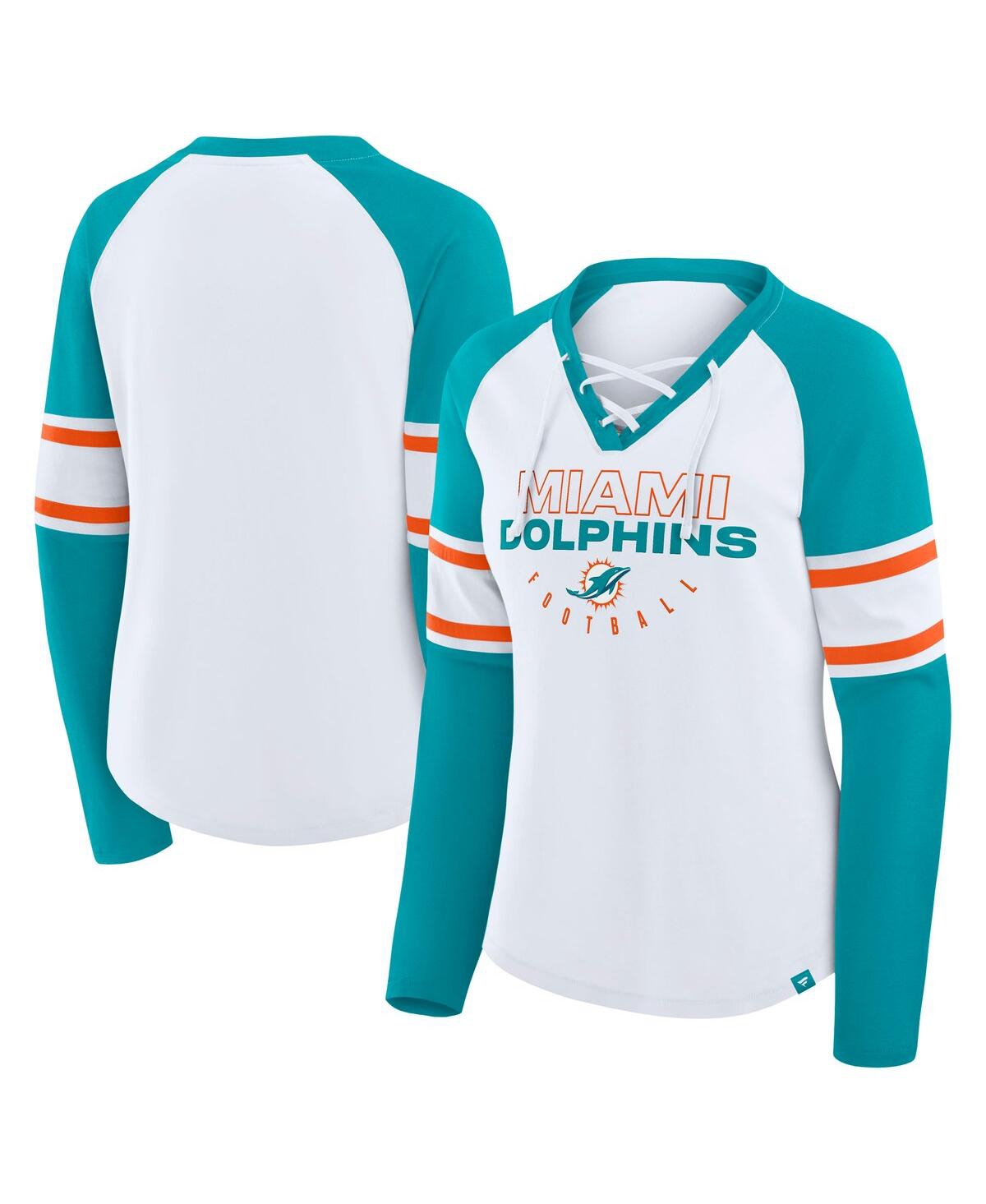 Click here for Fanatics Womens White/Aqua Miami Dolphins Redzone... prices