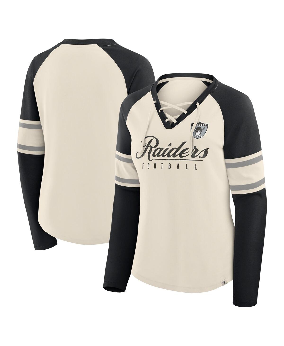 Click here for Fanatics Womens Cream/Black Las Vegas Raiders Home... prices
