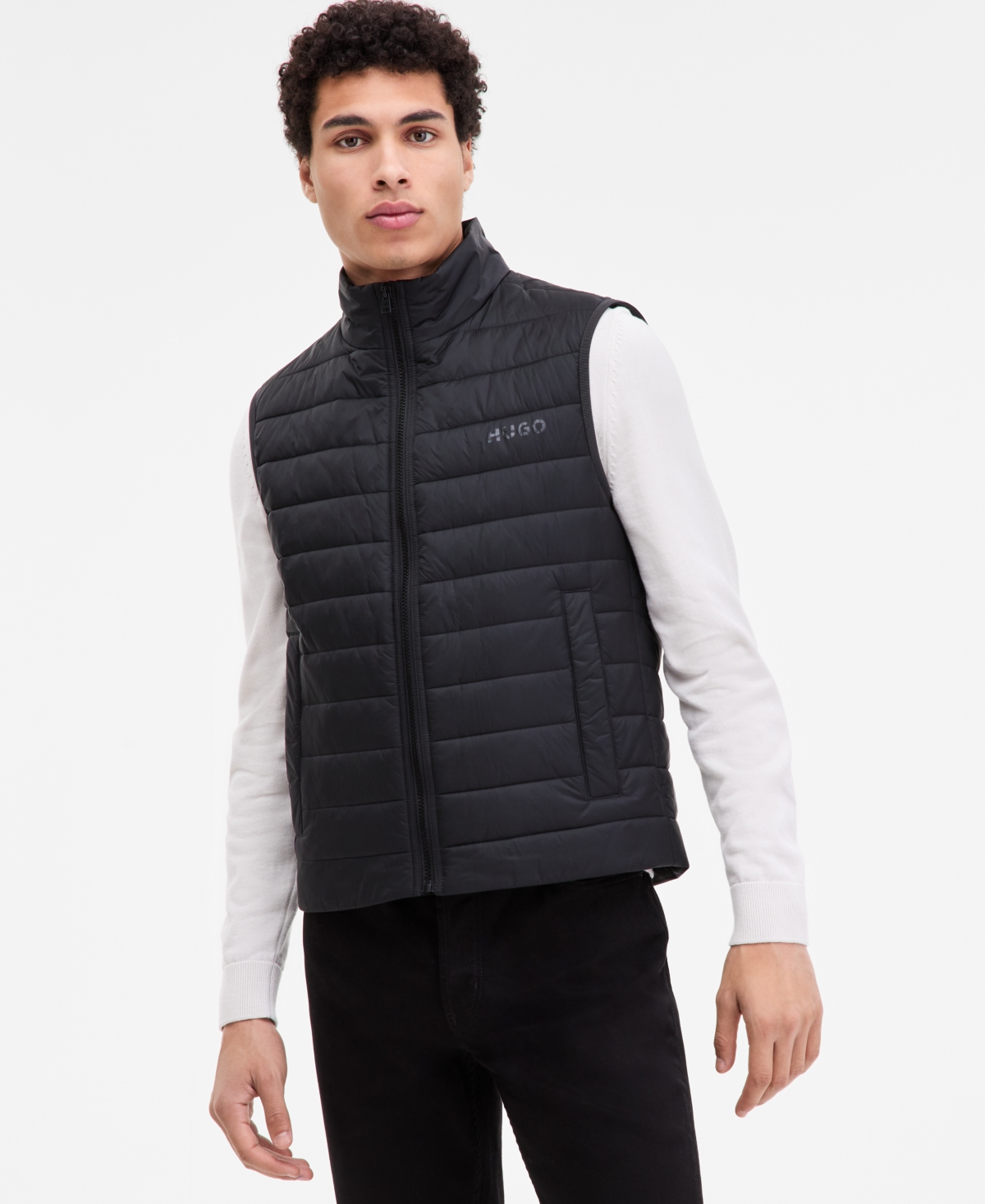 Click here for Hugo by Hugo Boss Mens Barvino2435 Slim-Fit Quilte... prices