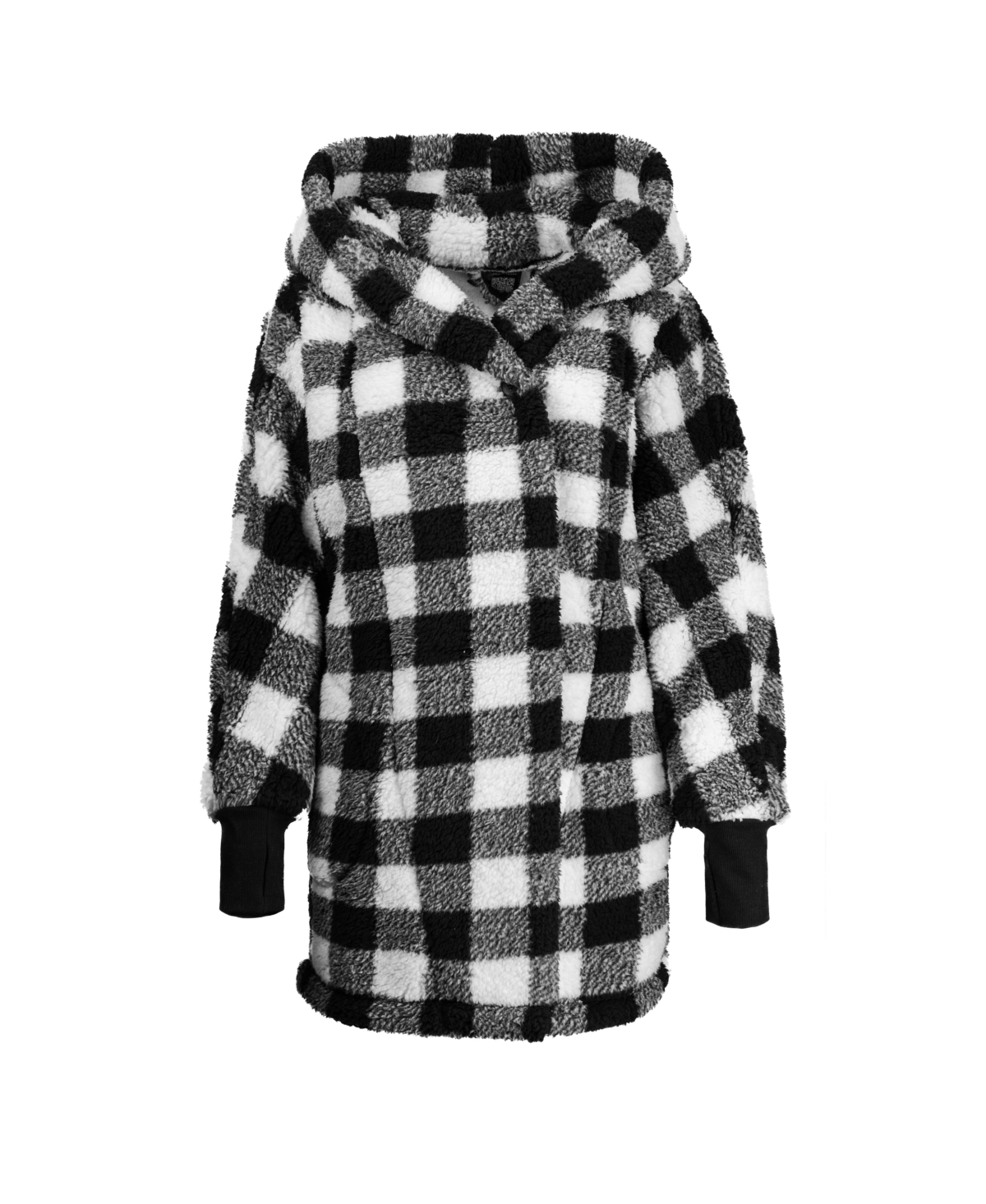 Click here for By Jill Martin Hooded Sherpa Button Front Lounger... prices