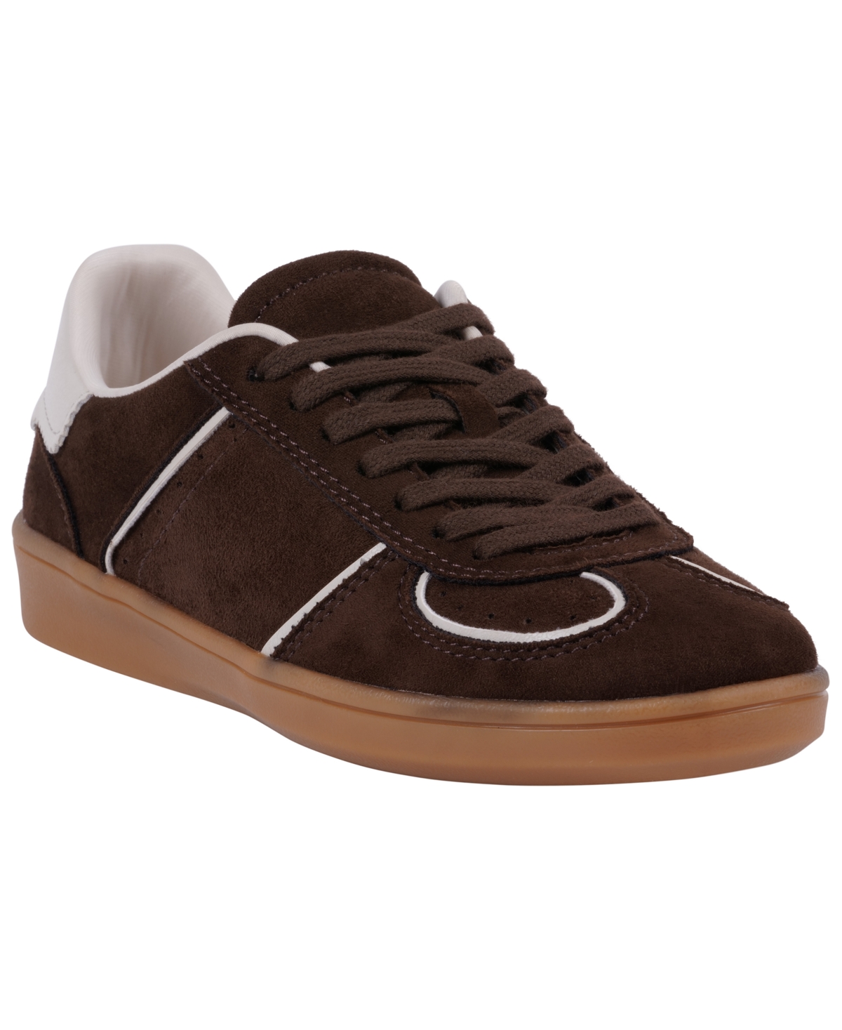 Click here for Gc Shoes Womens Milan Lace-Up Sneakers - Chocoloat... prices