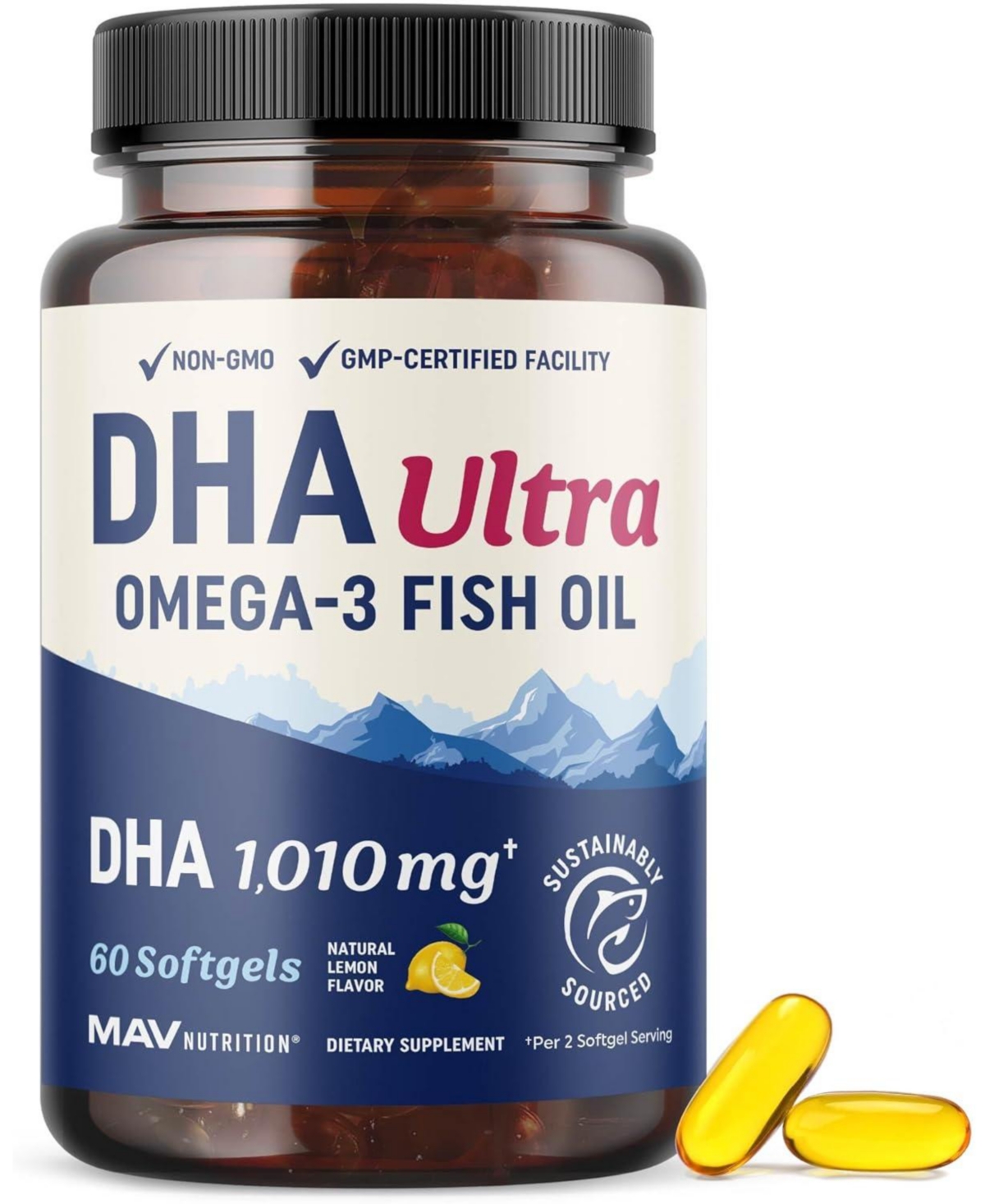Click here for Mav Nutrition High Dha Fish Oil Softgels  60ct prices