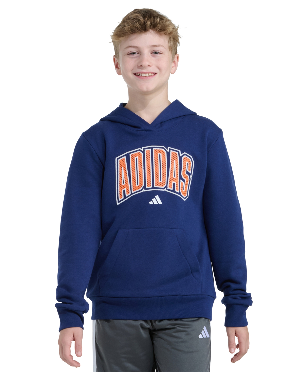 Click here for adidas Boys 8-20 Long-Sleeve Hooded Collegiate Swe... prices