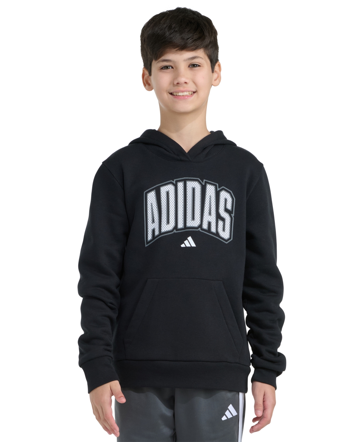 Click here for adidas Boys 8-20 Long-Sleeve Hooded Collegiate Swe... prices