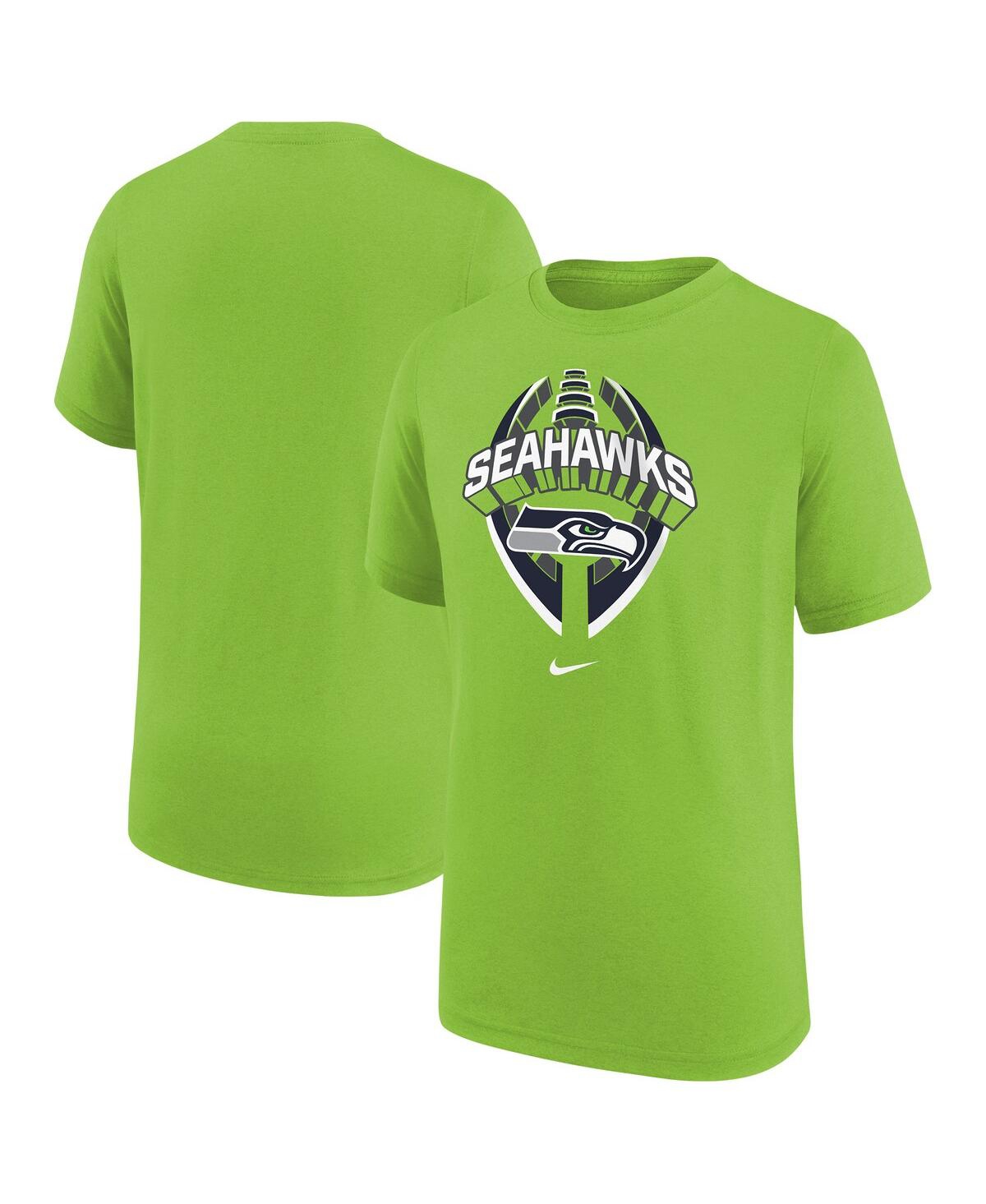 Click here for Nike Big Boys and Girls Neon Green Seattle Seahawk... prices