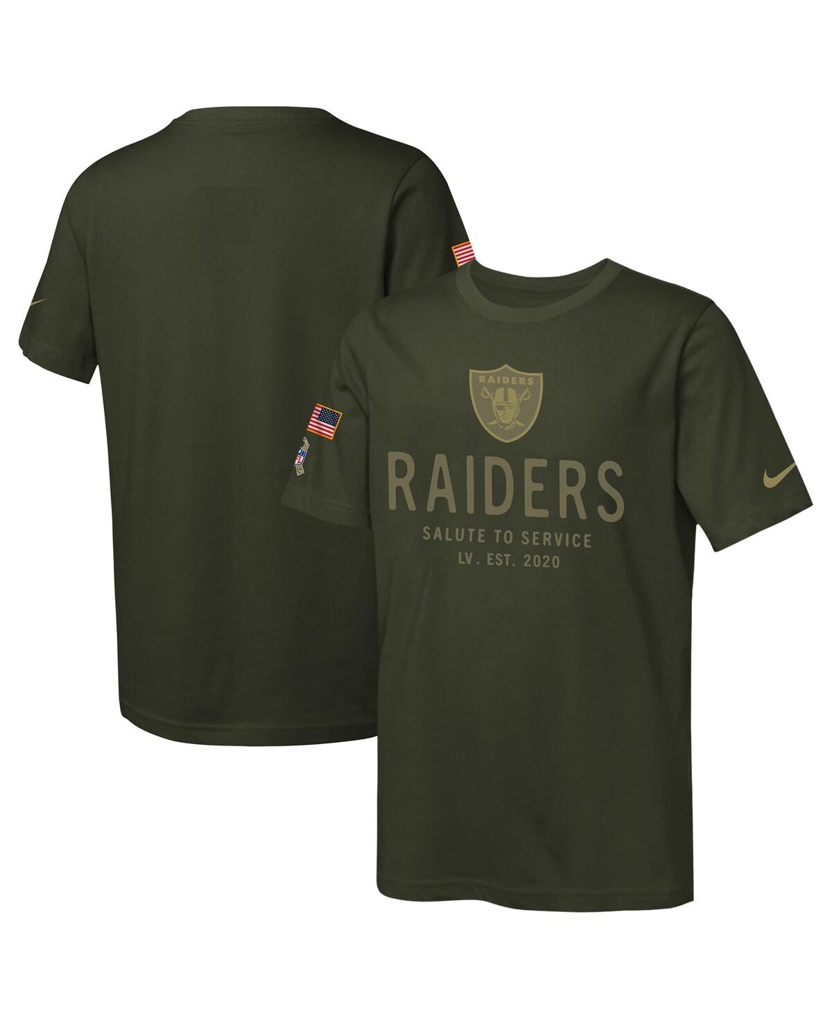 Click here for Nike Big Boys and Girls Olive Las Vegas Raiders 20... prices