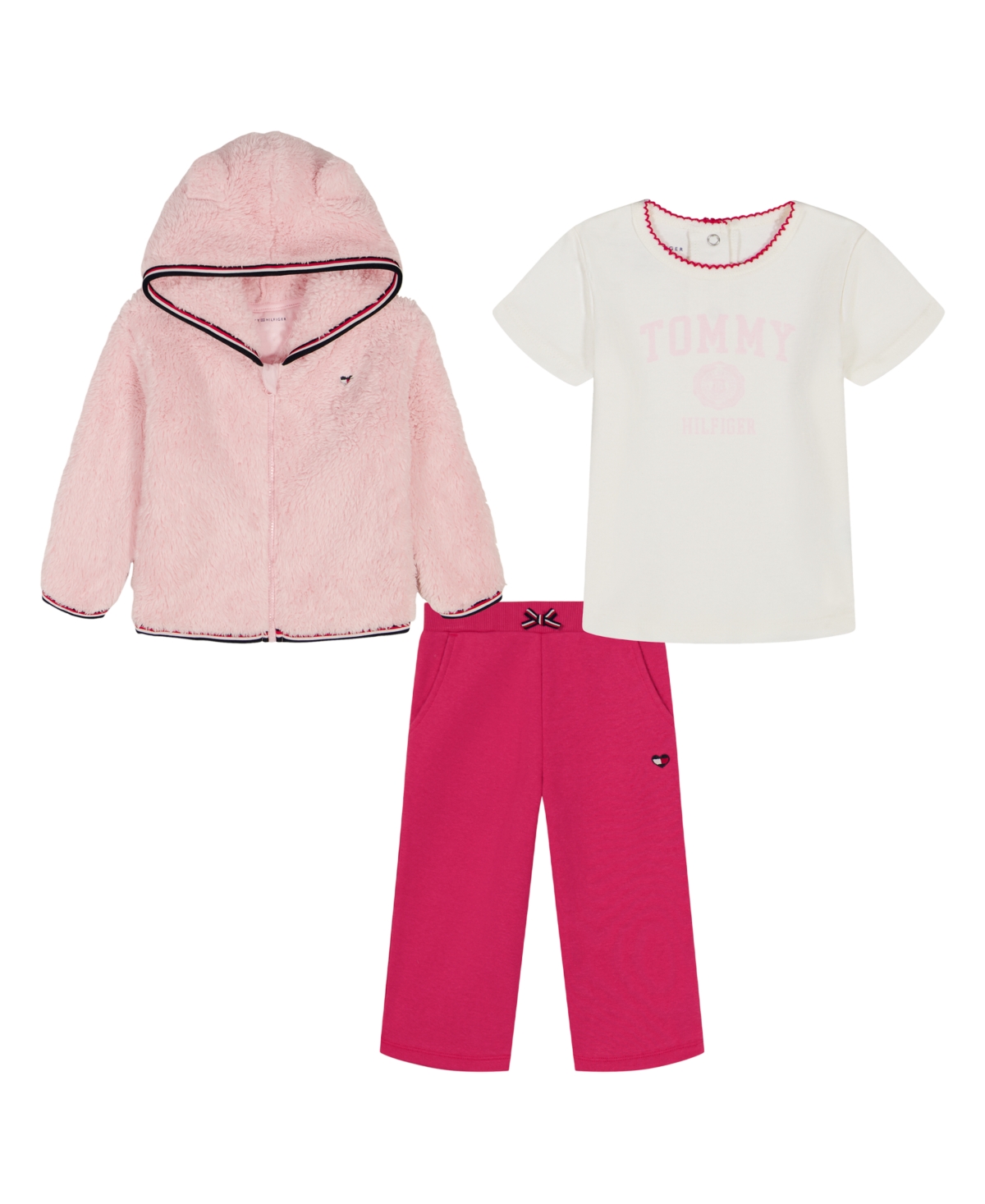 Click here for Tommy Hilfiger Baby Girls 3-Piece Crewneck T-Shirt... prices