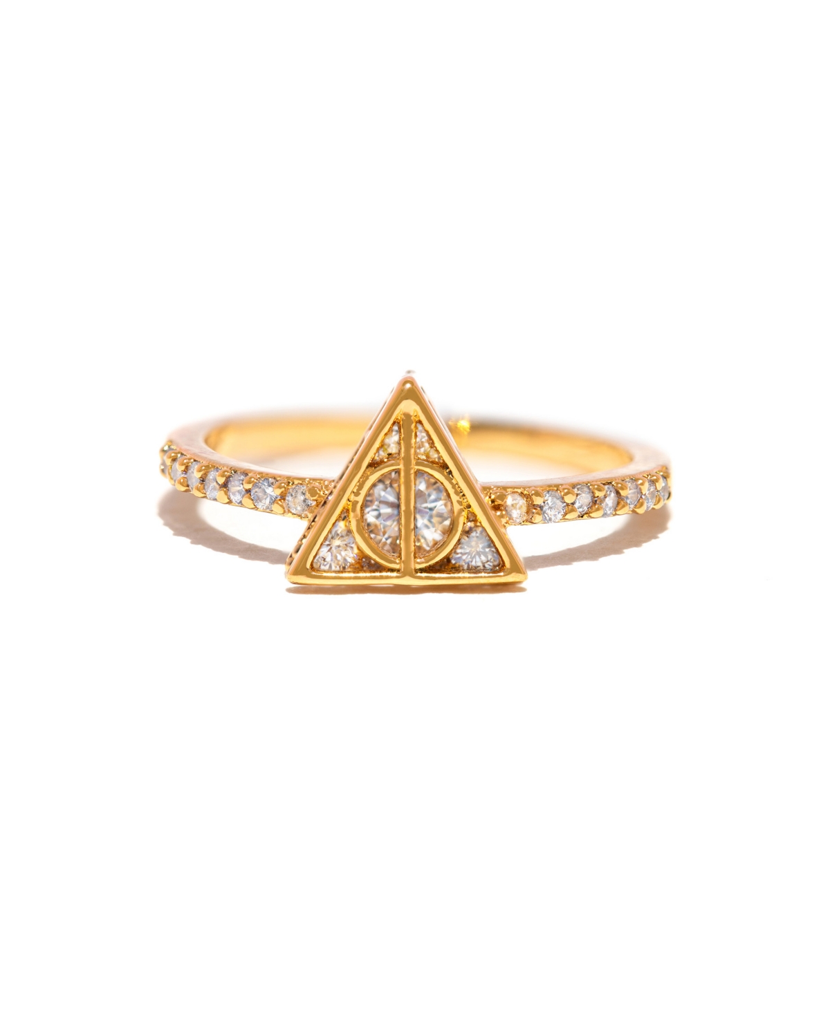 Click here for Girls Crew Harry Potter Deathly Hallows Crystal Ri... prices