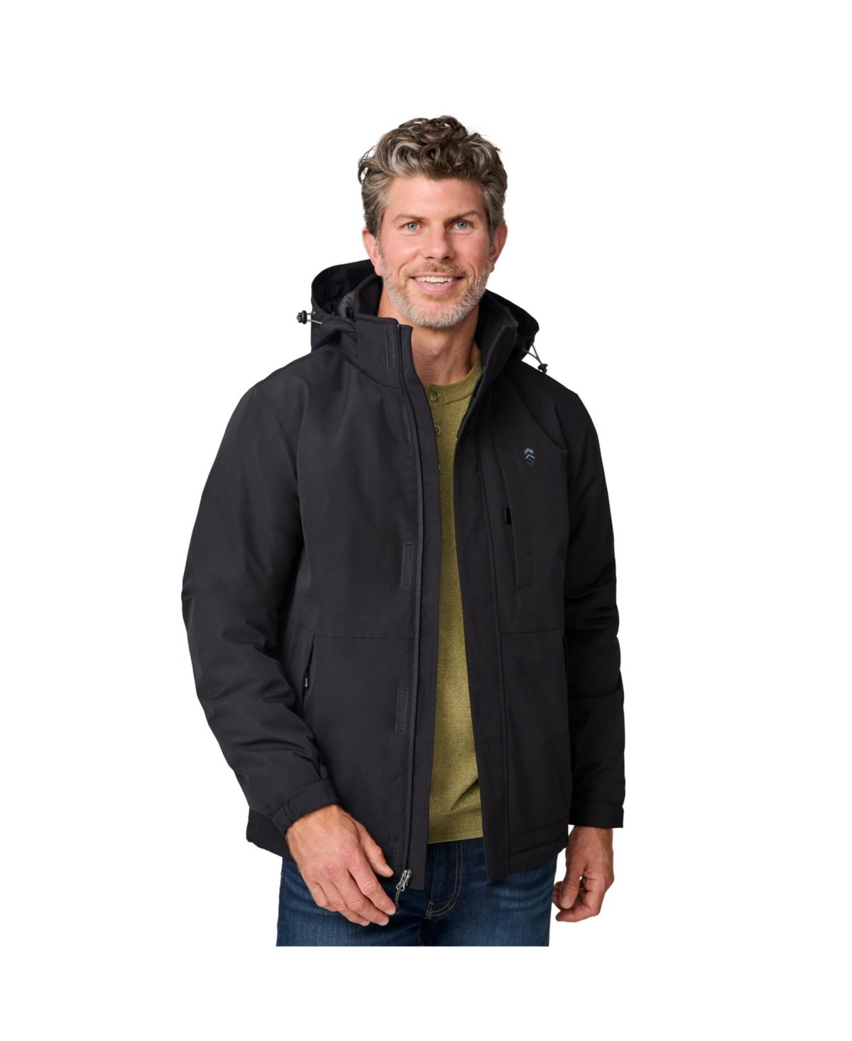 Click here for Free Country Mens Denali Mid Weight Jacket - Jet b... prices