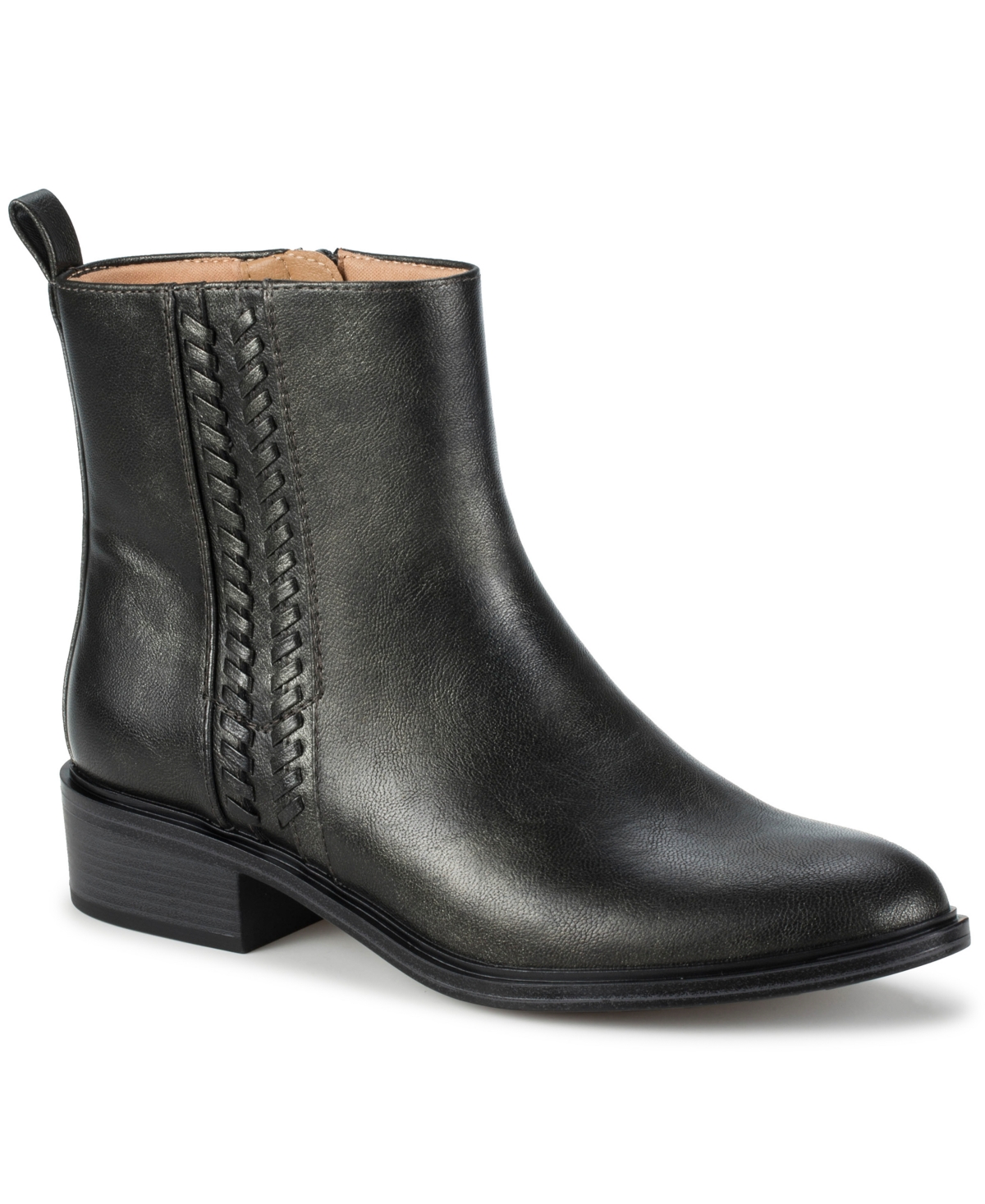 Click here for Baretraps Womens Avana Block Heel Bootie - Pewter prices