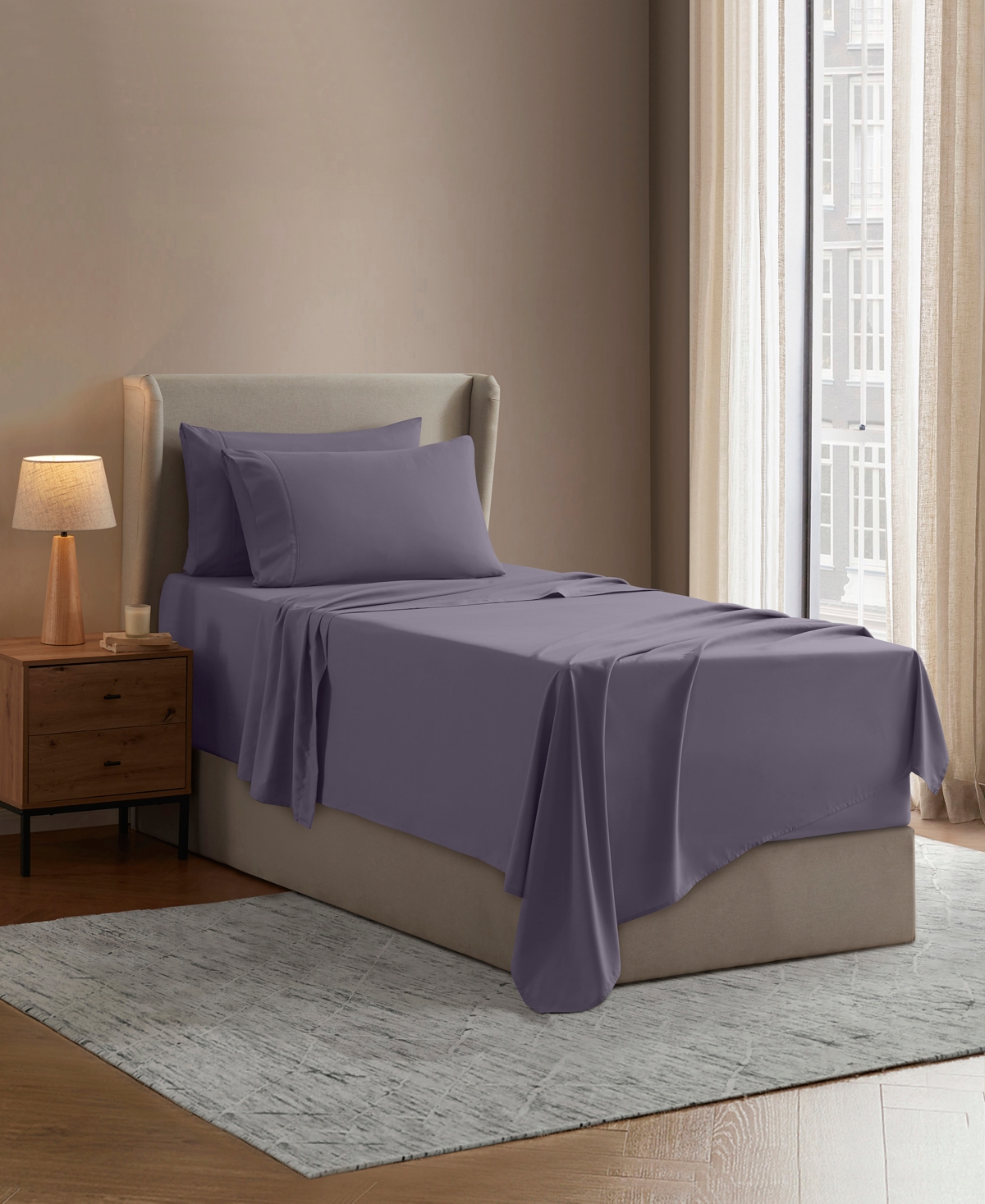 Click here for Nestl Extra Deep Pocket 4-Pc. Sheet Set  Twin - Gr... prices