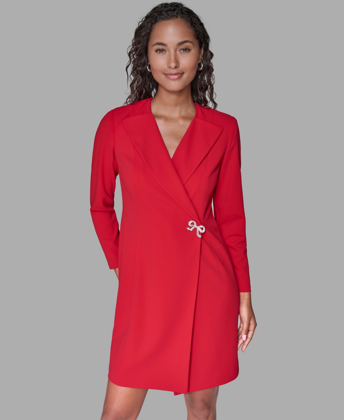 Click here for Karl Lagerfeld Paris Womens Collared Neck Jacket D... prices