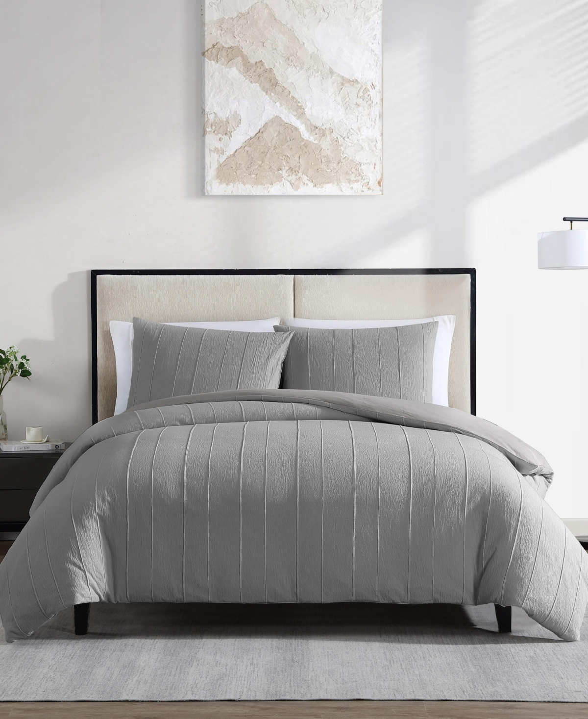 Click here for Vera Wang Woven Tucks Jacquard 3-Pc. Comforter Set... prices
