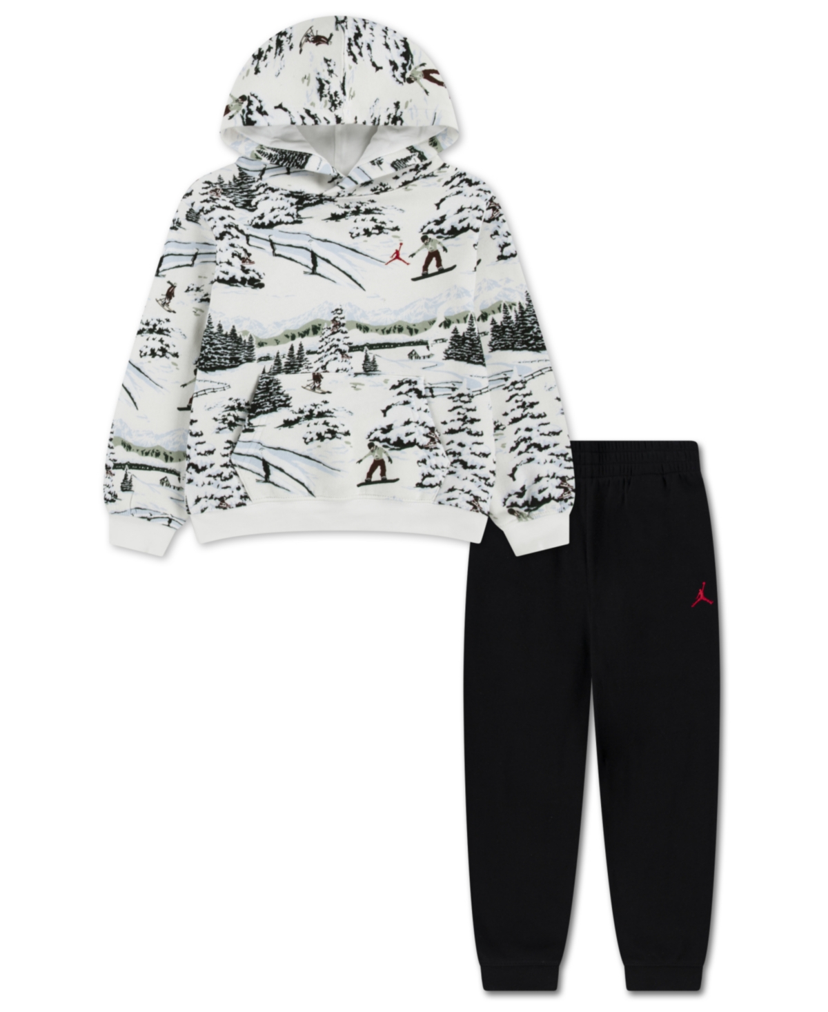 Click here for Jordan Boys 4-7 2-Piece Printed Hoodie and Jogger... prices