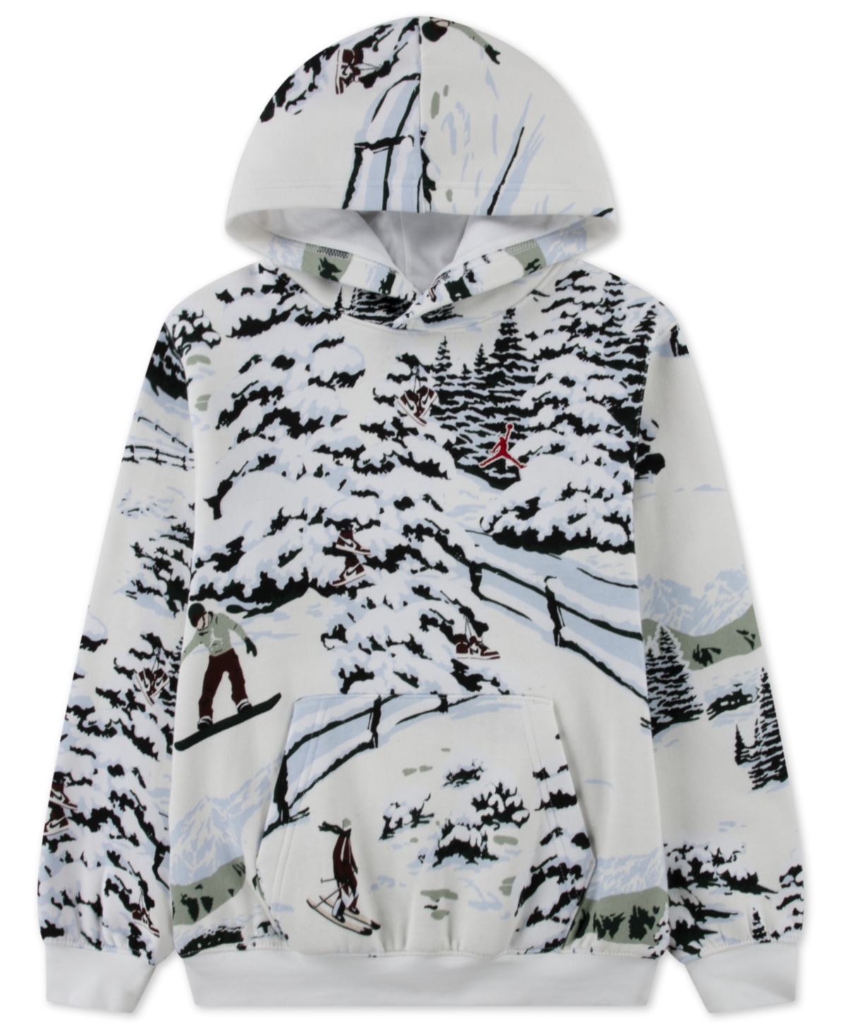 Click here for Jordan Boys 8-20 Brooklyn Holiday Printed Long-Sle... prices