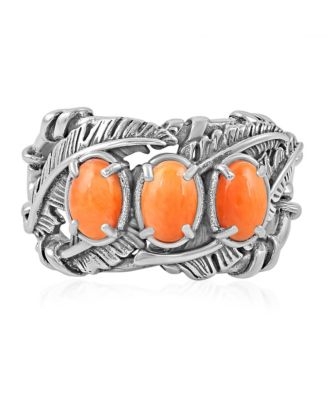 Click here for American West Jewelry Sterling Silver Orange Spiny... prices