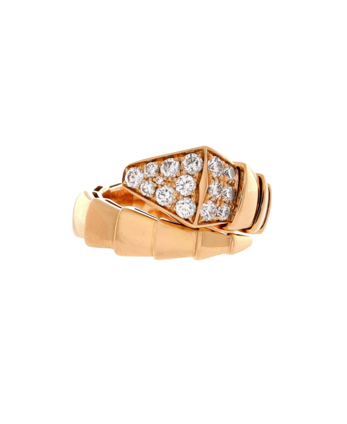 Click here for Pre-Owned Bvlgari Serpenti Viper One-Coil Ring - 1... prices