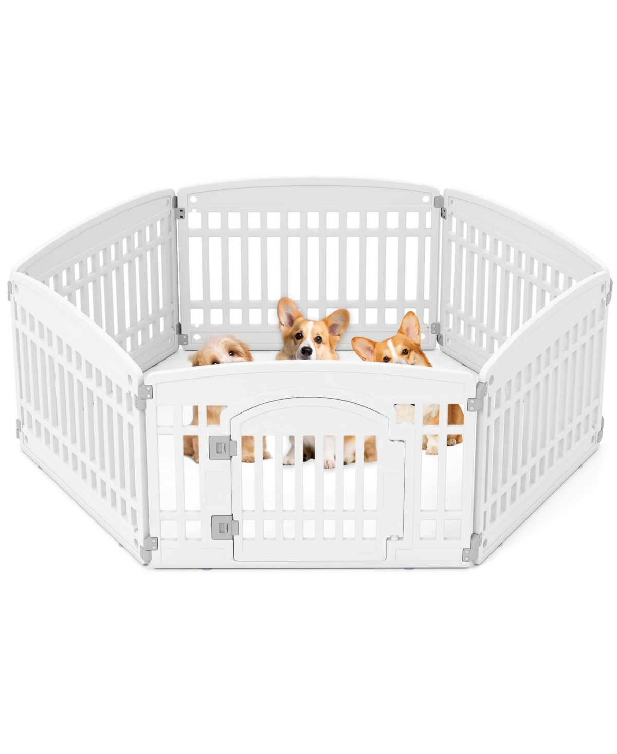 Click here for Panel Plastic Dog Playpen with Lockable Gate for S... prices