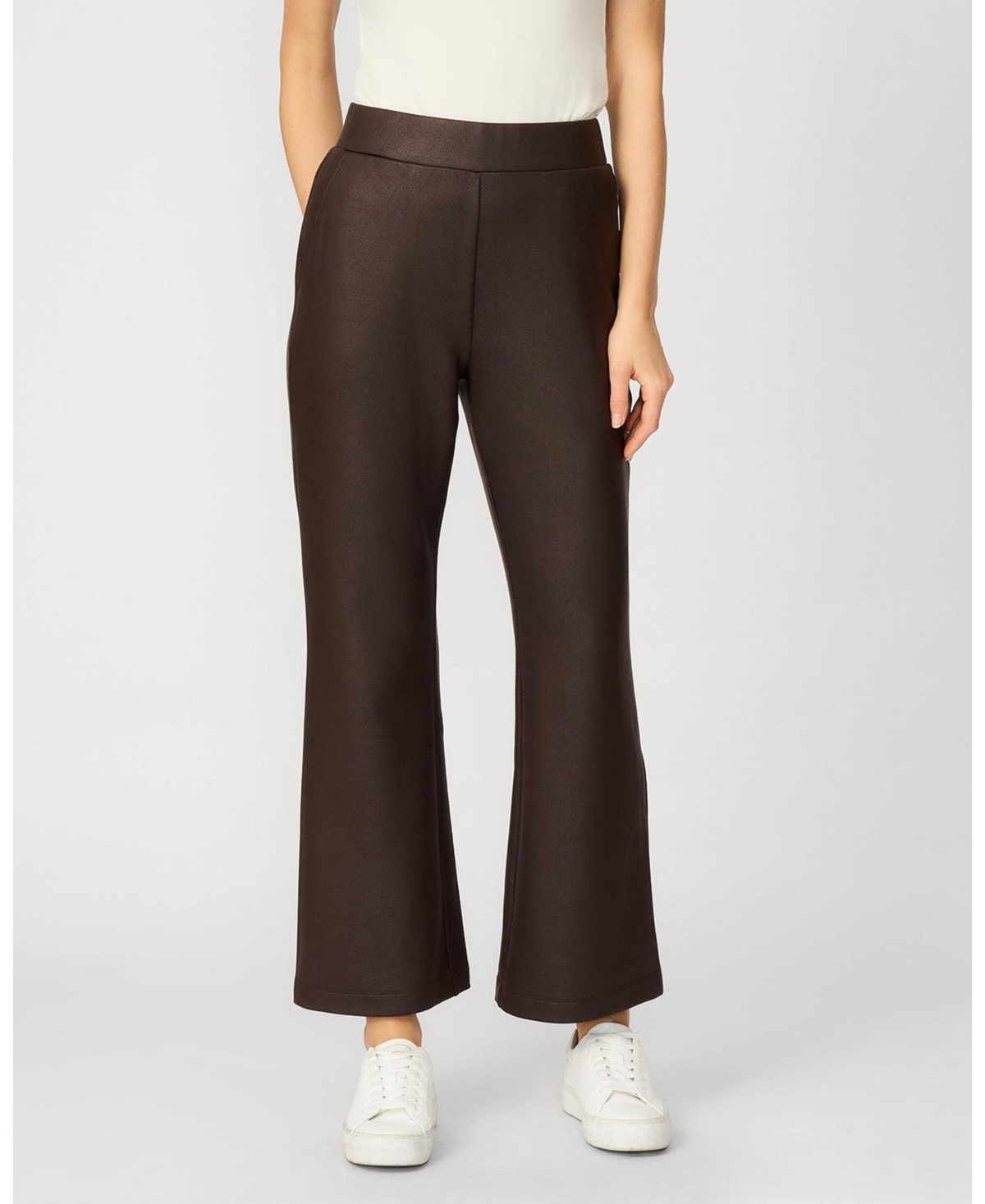 Click here for Cable & Gauge Womens Coated Pull On Bootcut Pant -... prices