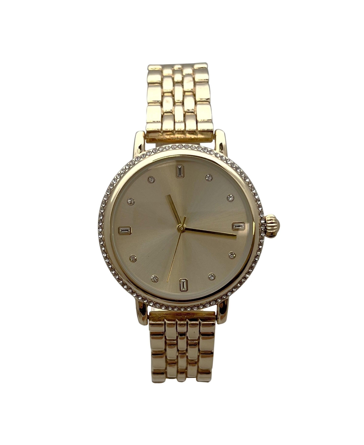 Click here for Gold Elegant Everyday Rhinestones Bezel Women Watc... prices