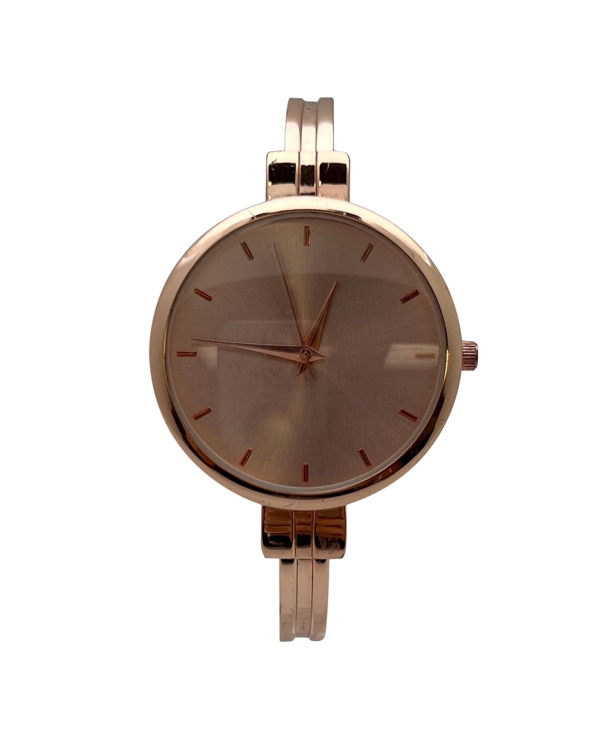 Click here for Olivia Pratt Rose Gold Big Face Minimalist Bezel B... prices