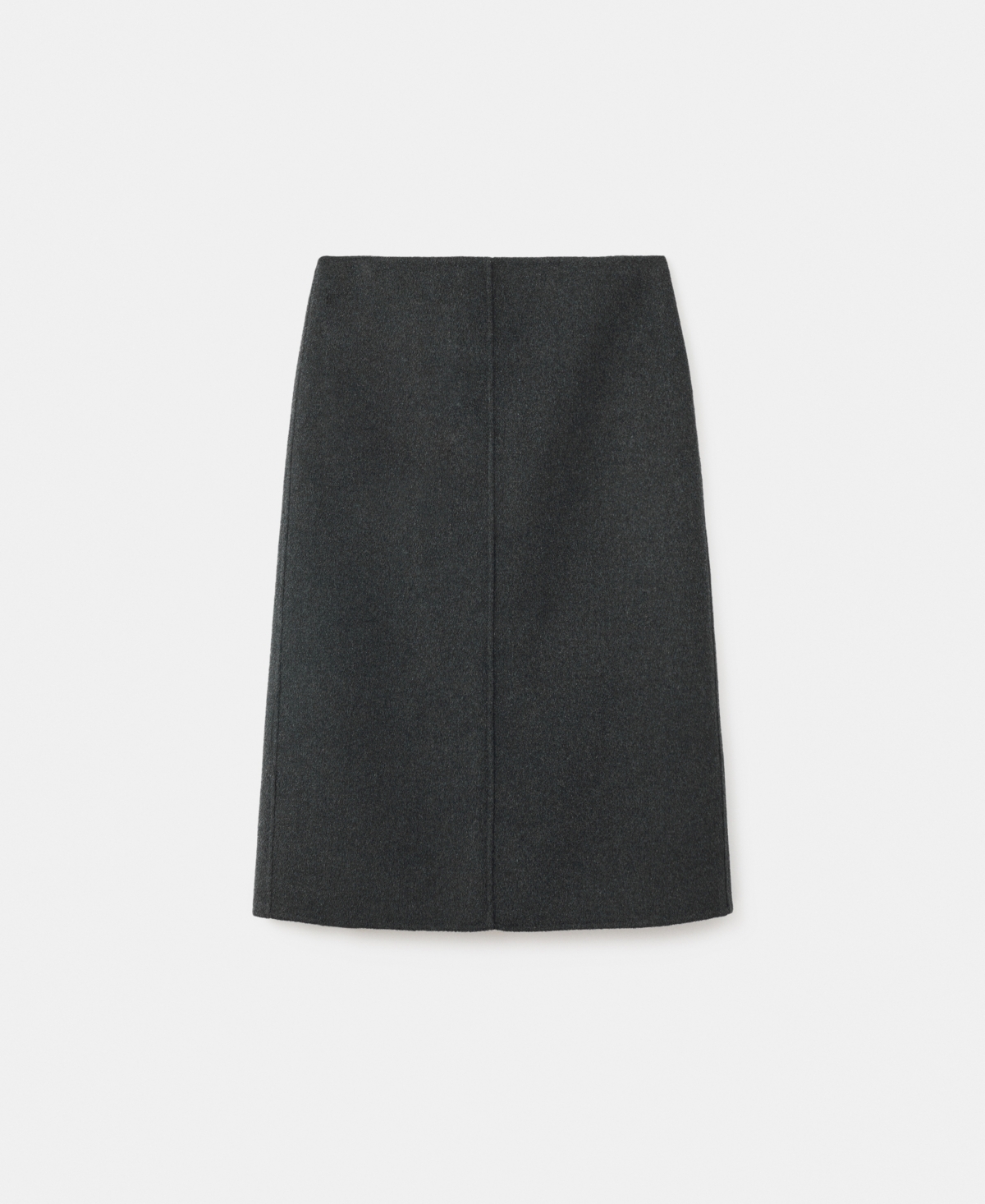 Click here for Mango Womens Wool Slit Midi-Skirt - Gray prices