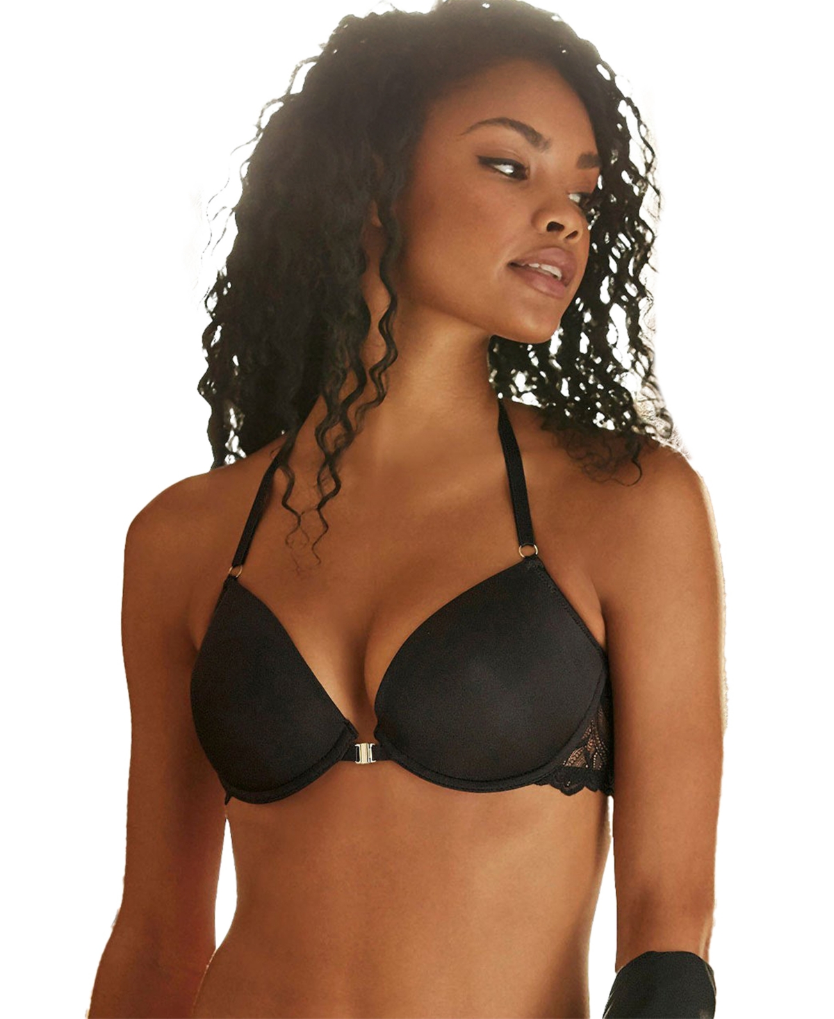 Click here for Lascana Womens Racer Back O-Chain Bra - Black prices