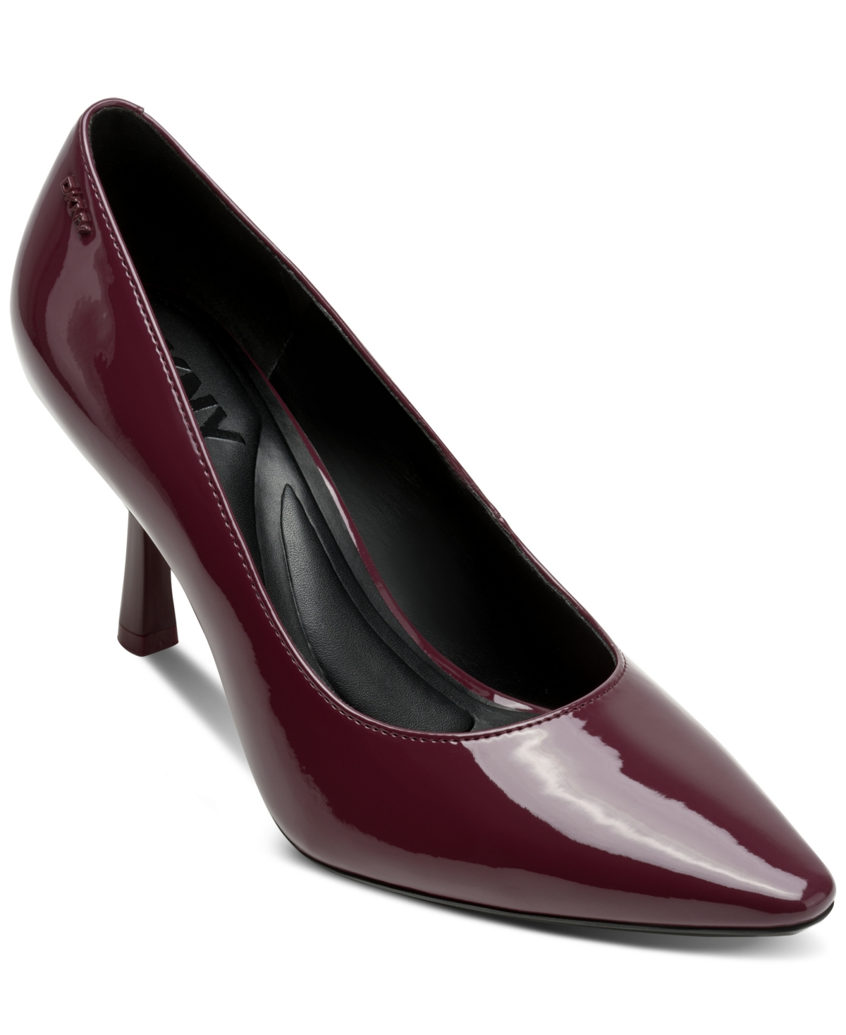 Click here for Dkny Womens Natrona Mid Slip On Pumps - Burgundy prices