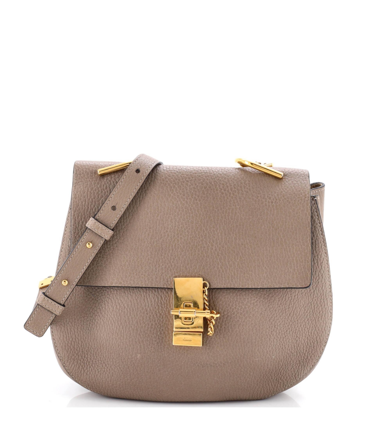Click here for Pre-Owned Chloe Medium Drew Crossbody Bag Leather... prices