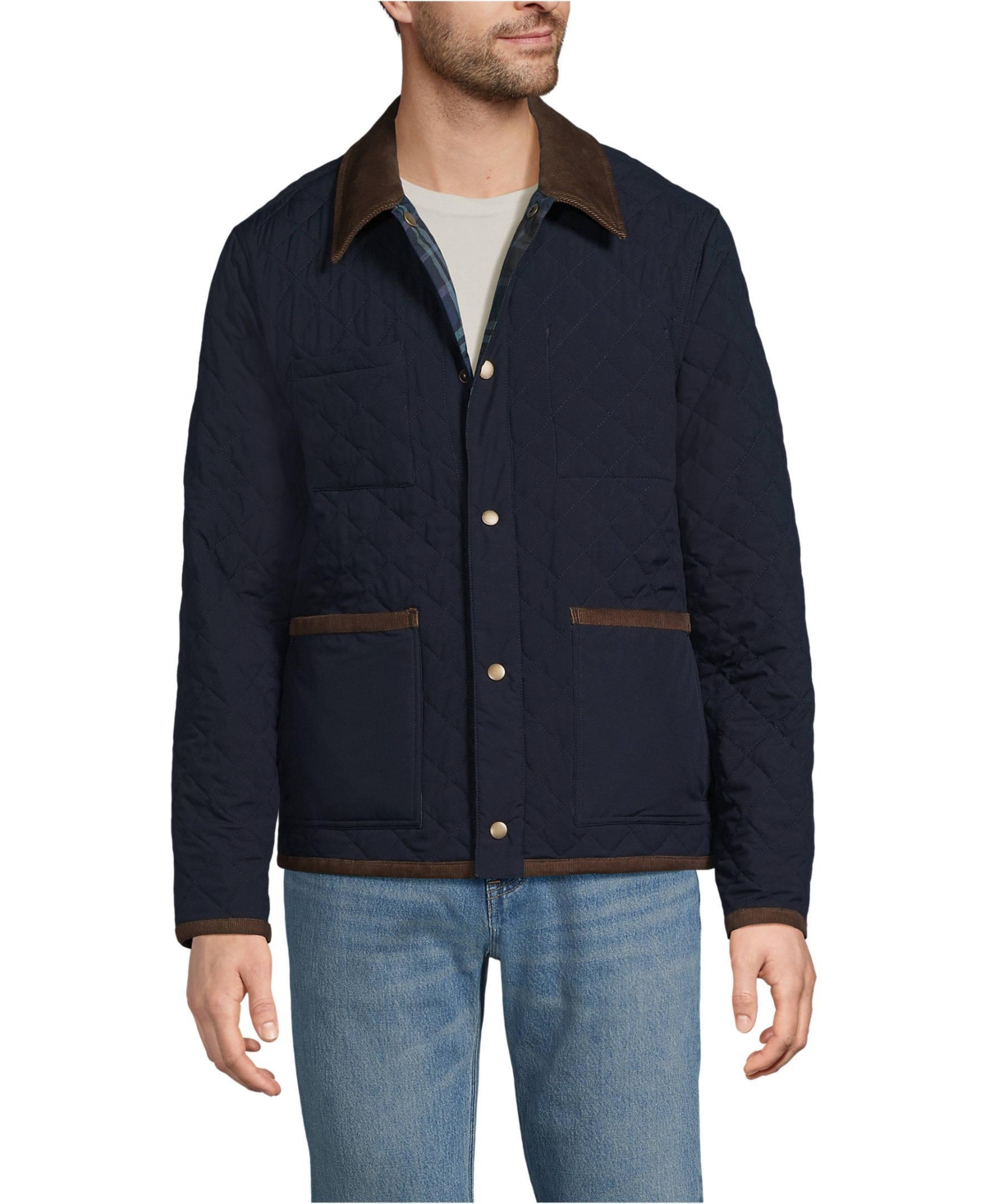 Click here for Lands End Mens Reversible Insulated Barn Jacket -... prices