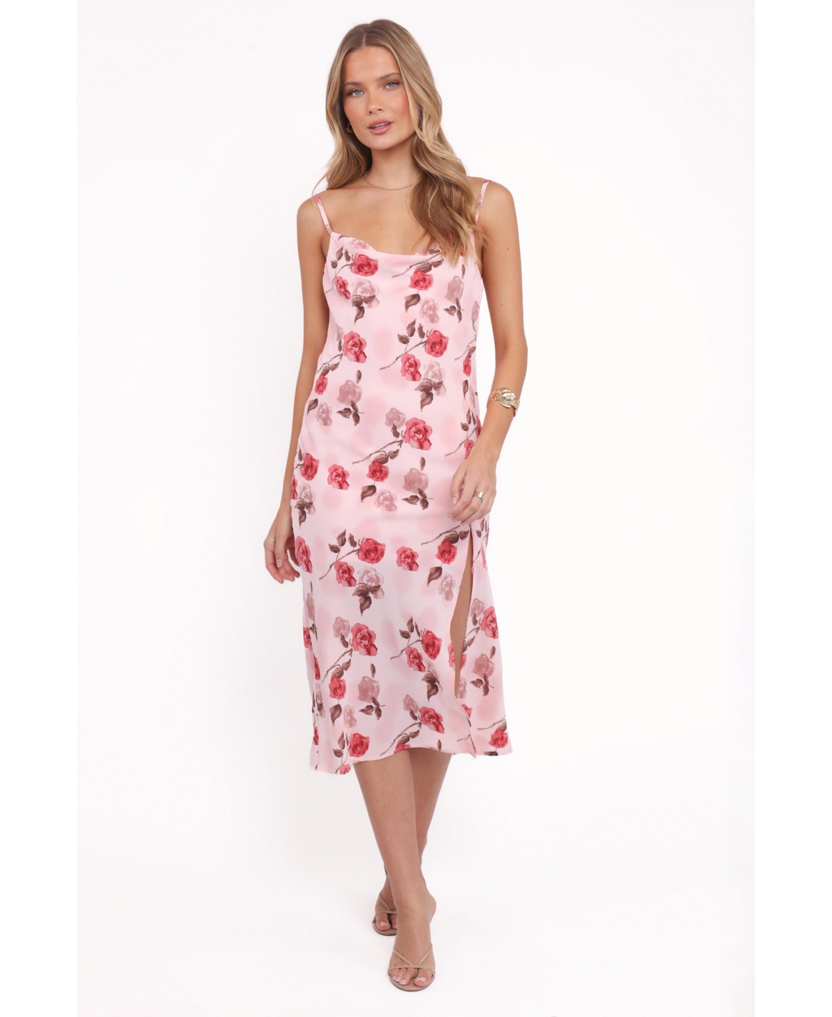 Click here for Petal and Pup Womens Yelena Dress - Pink floral prices