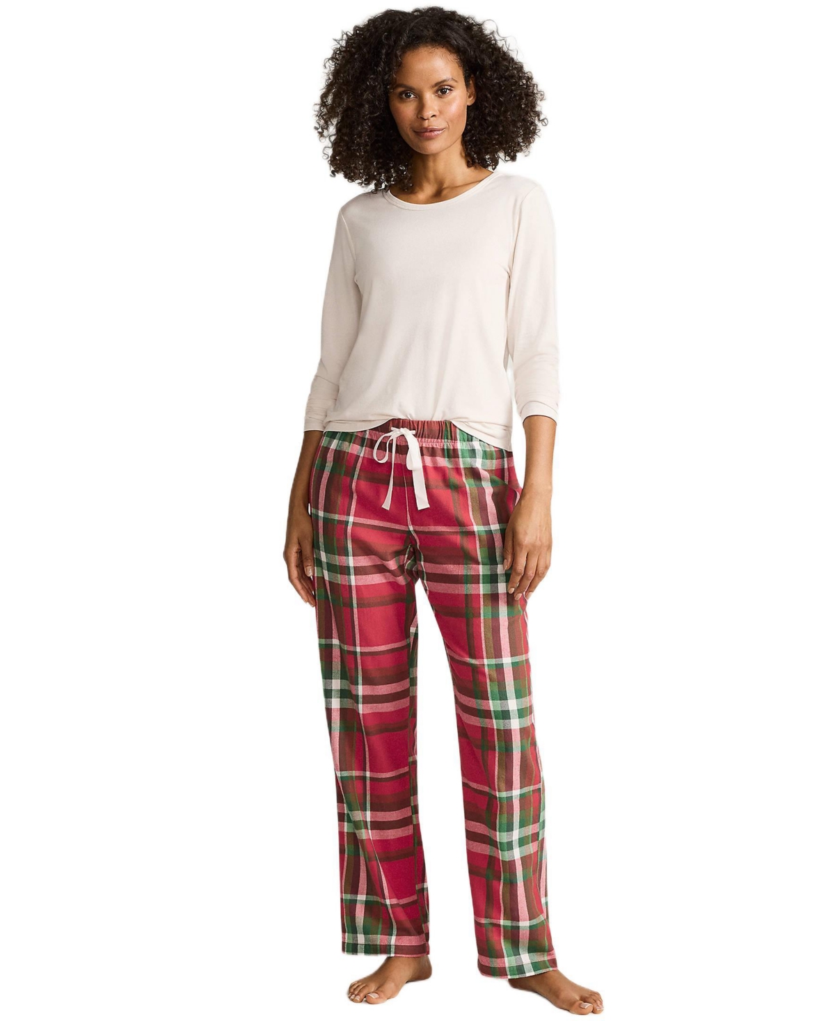 Click here for Lands End Womens Pajama Gift Set - Knit Long Sleev... prices