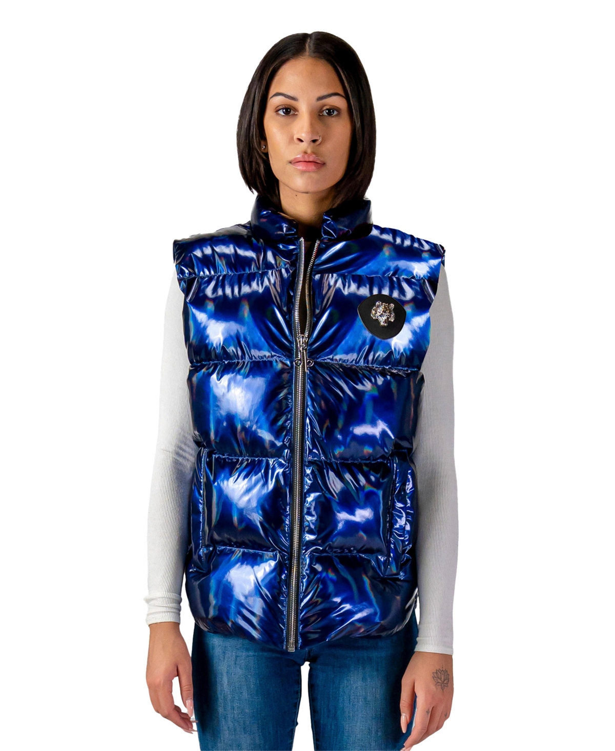 Click here for Woodpecker Mens Vest - Oily blue prices