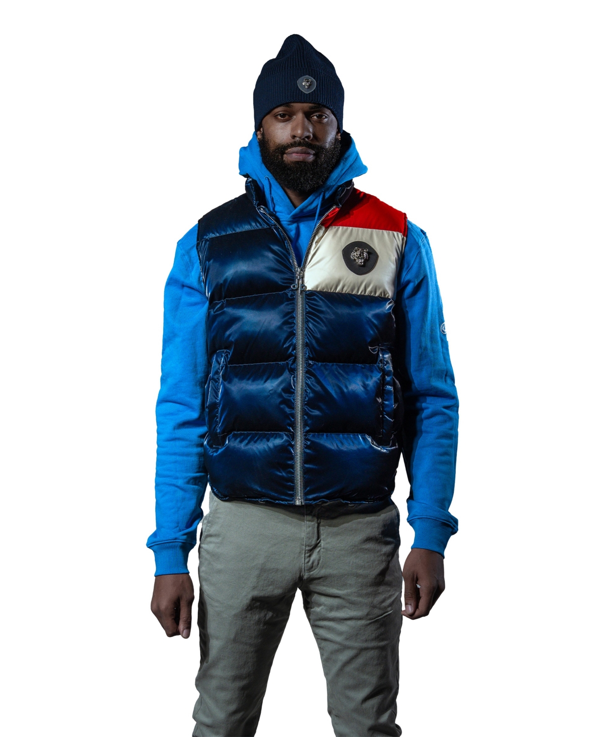 Click here for Woodpecker Mens Vest - Red winged prices